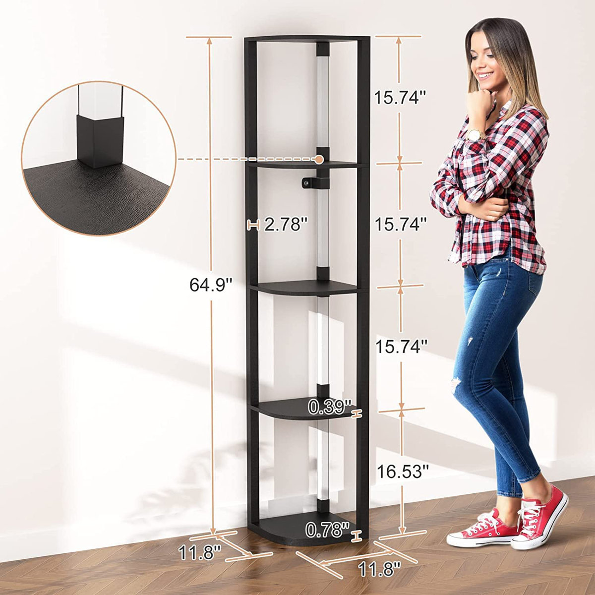 Ivy Bronx Oppice Bookcase & Reviews | Wayfair