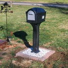 Simplay3 Dig Free Easy Up Classic Post Mounted Mailbox & Reviews | Wayfair