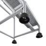 COSCO Hively Rolling 3 Step Steel Step Stool with 300 lb. Load Capacity ...