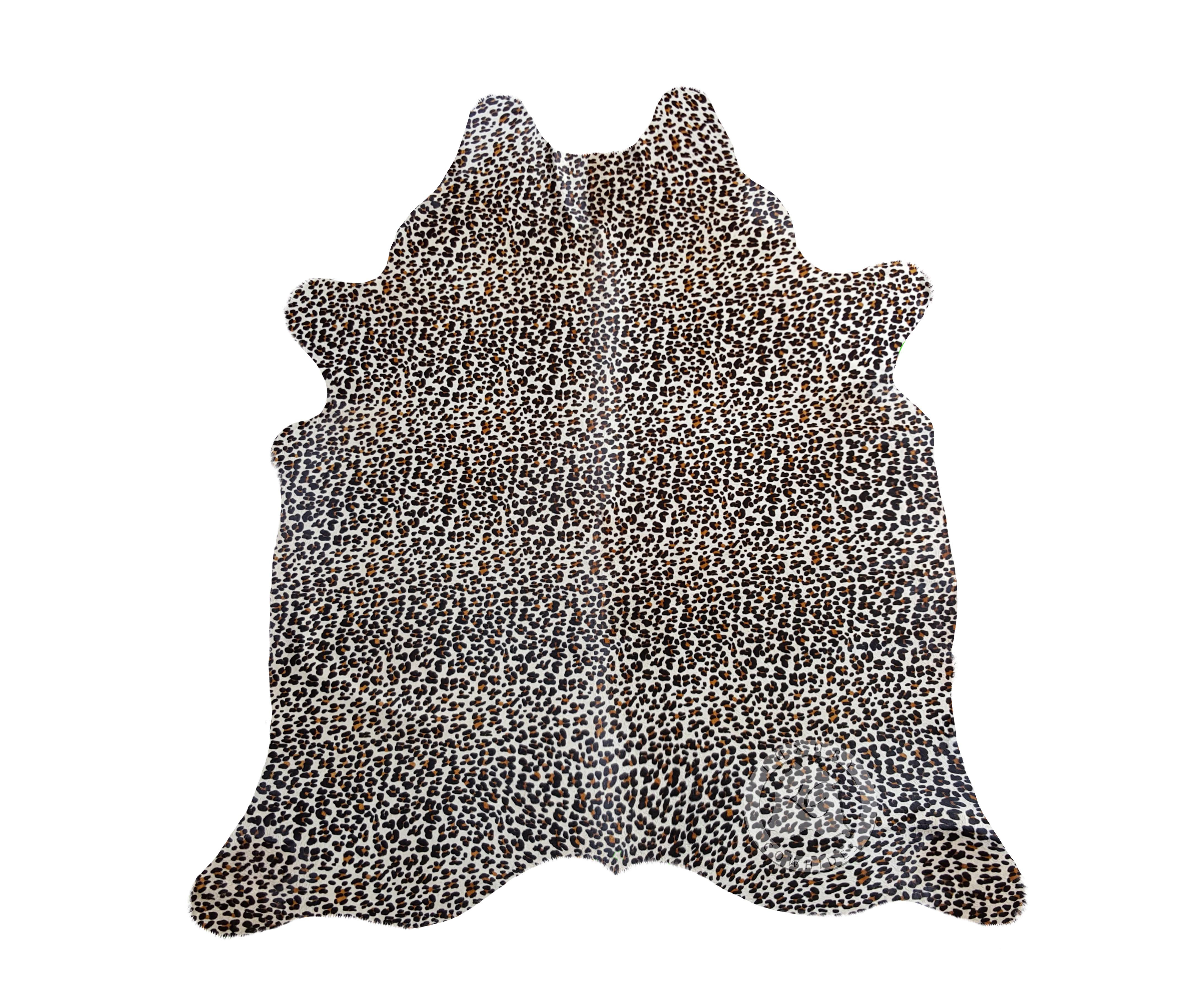 Luxury Cowhides Animal Print Handmade Cowhide Black/White Area Rug ...