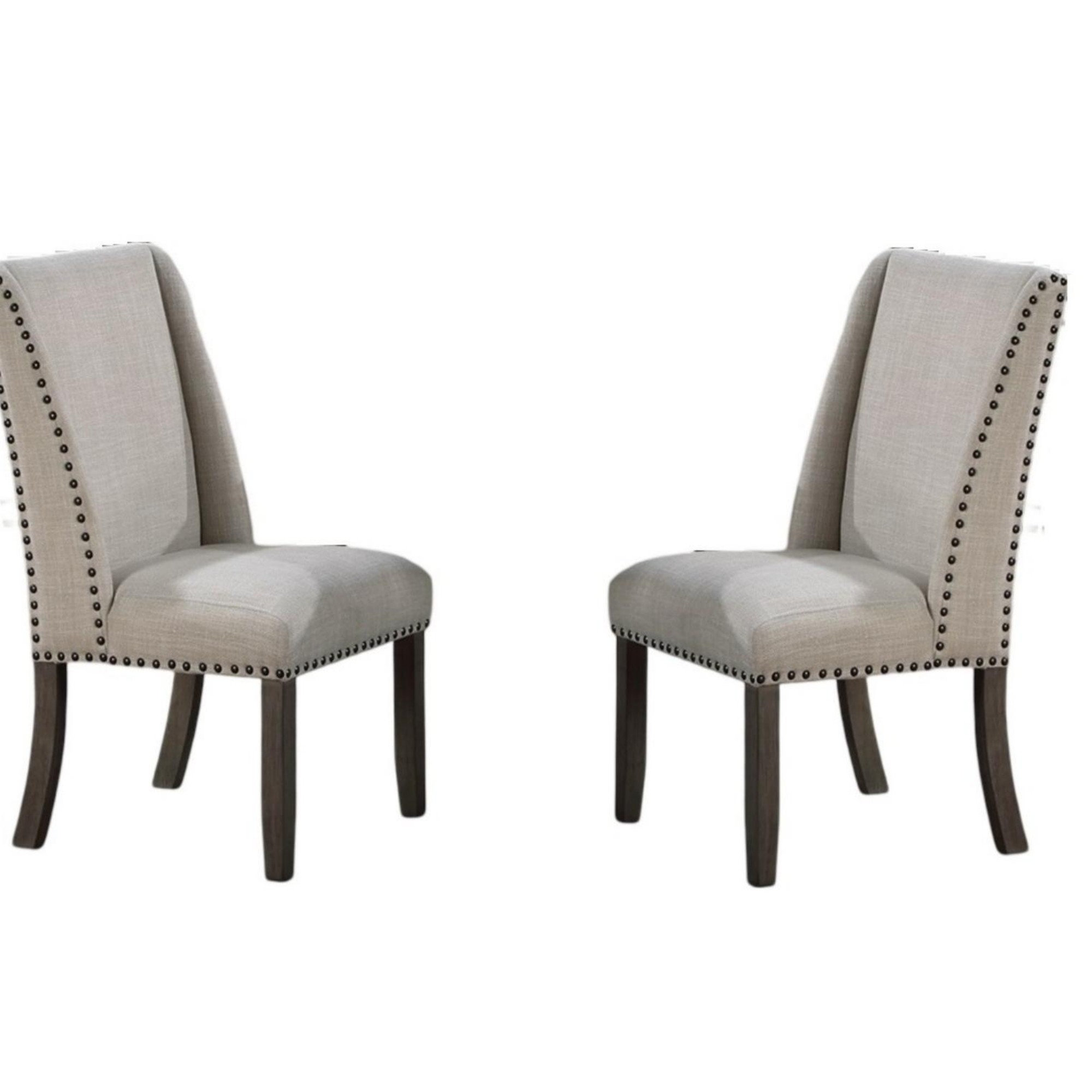 Bloomsbury Market Traditional Formal 2pc Side Chairs Upholstered ...