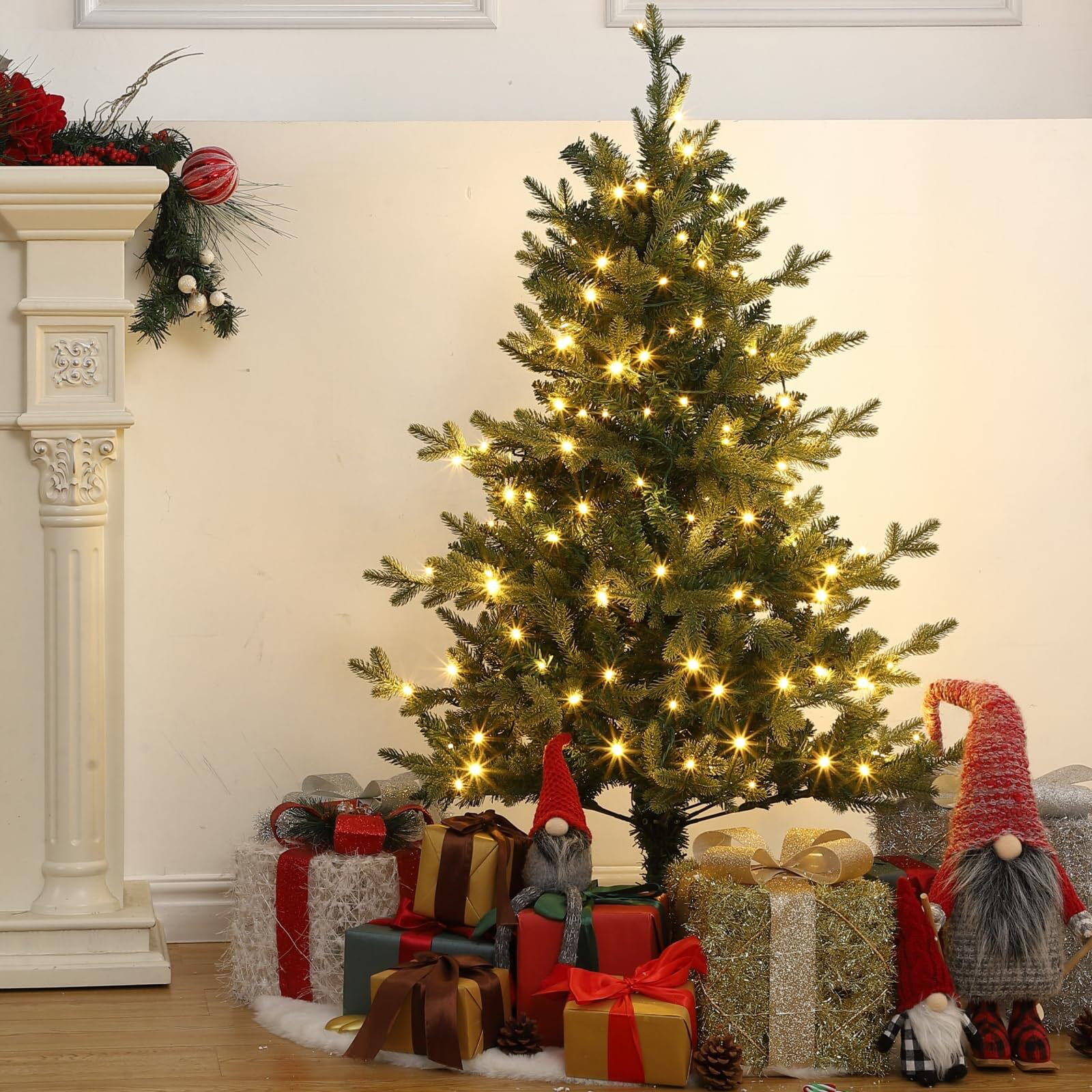 Fleur De Lis Living 4 Ft Christmas Tree With Lights - Wayfair Canada