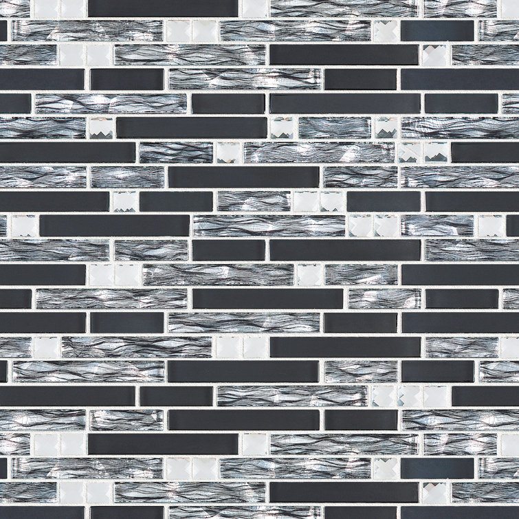 Supreme Tile Galaxy Micro-Beveled Linear Mosaic Wall Tile & Reviews ...