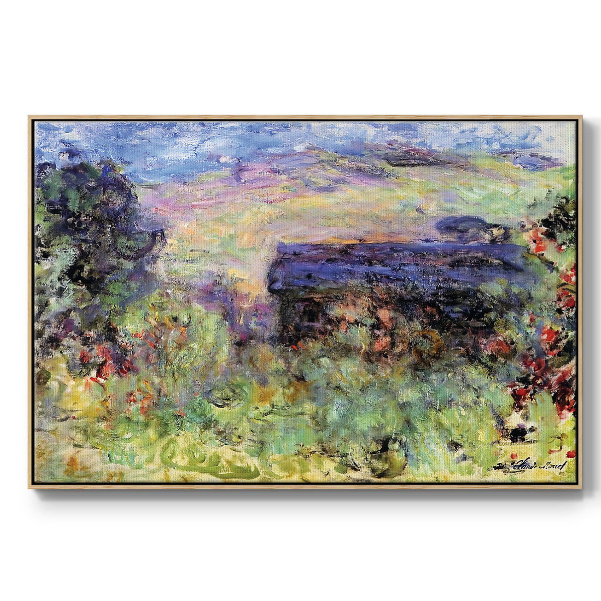 Wexford Home The House Seen Through The Roses, 1825 Framed On Canvas ...