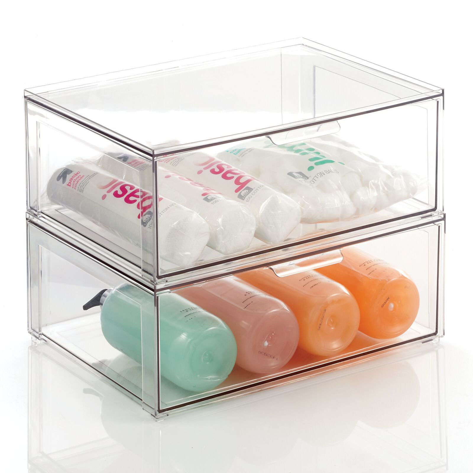 mDesign Plastic Bin Set | Wayfair