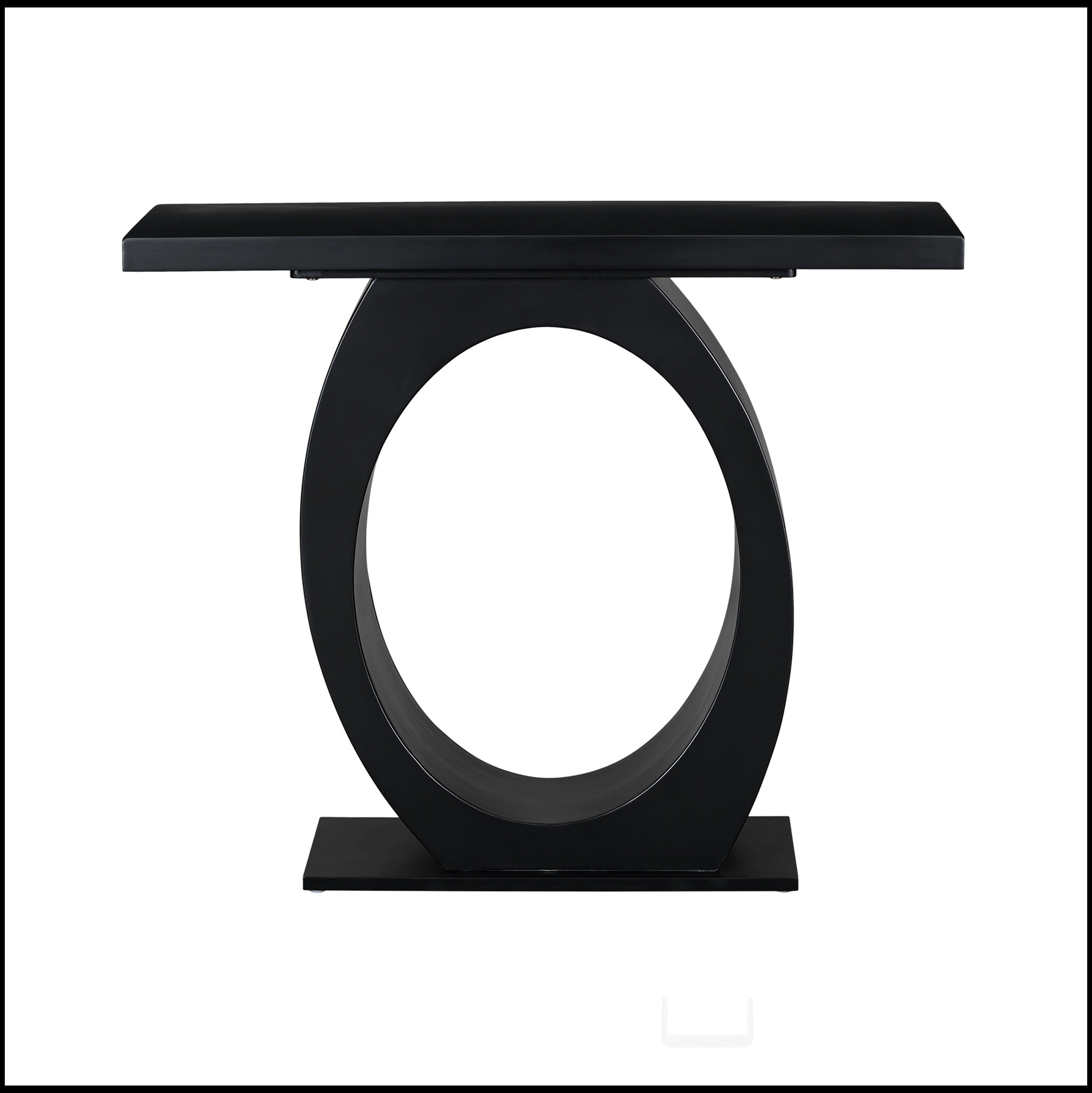 Ivy Bronx Mirod Stylish Modern Console Table with Egg-Shaped Base ...