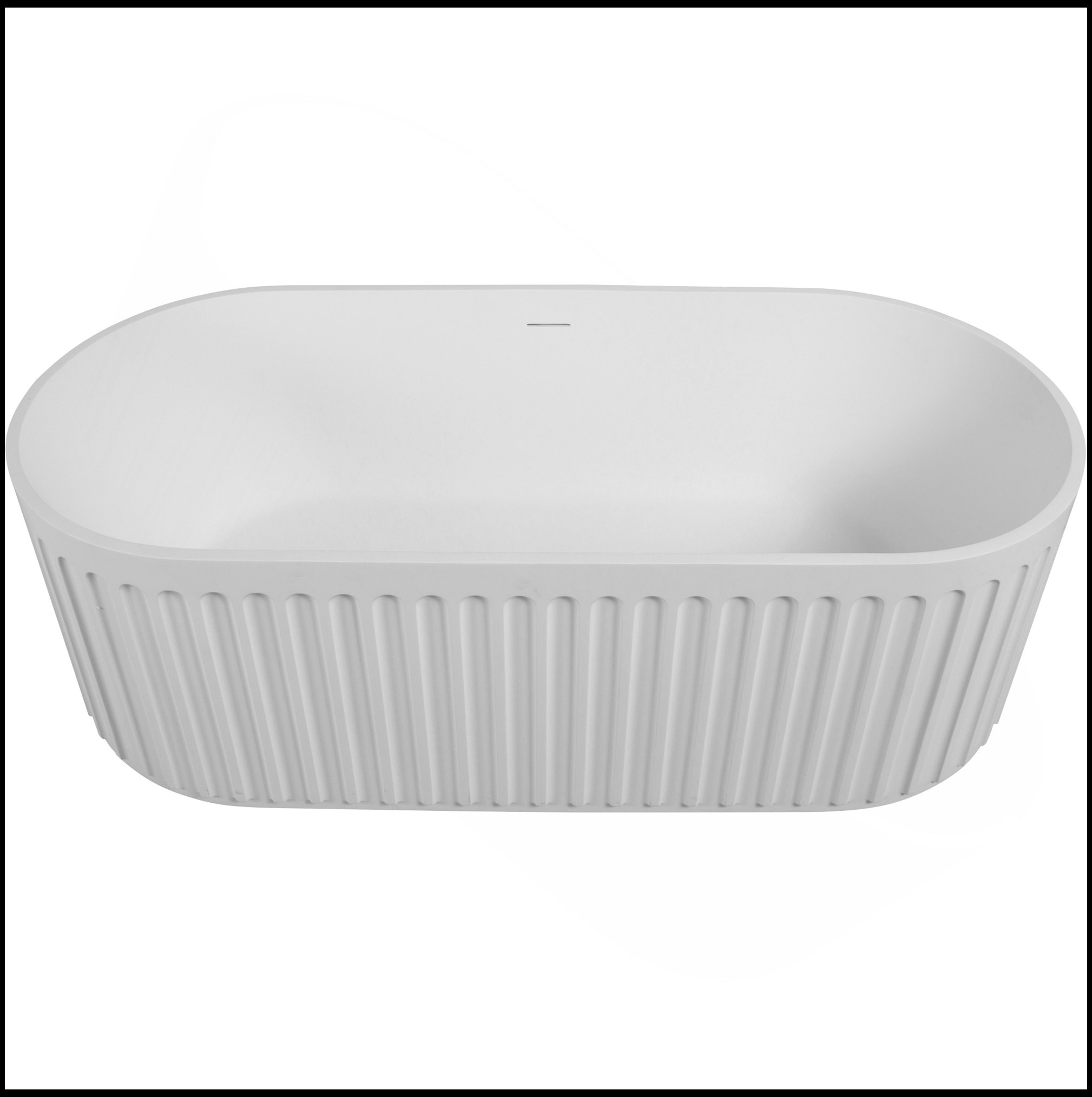 KUNMINGZHUHE Luxury Freestanding Soaking Bathtub With Overflow And Pop ...