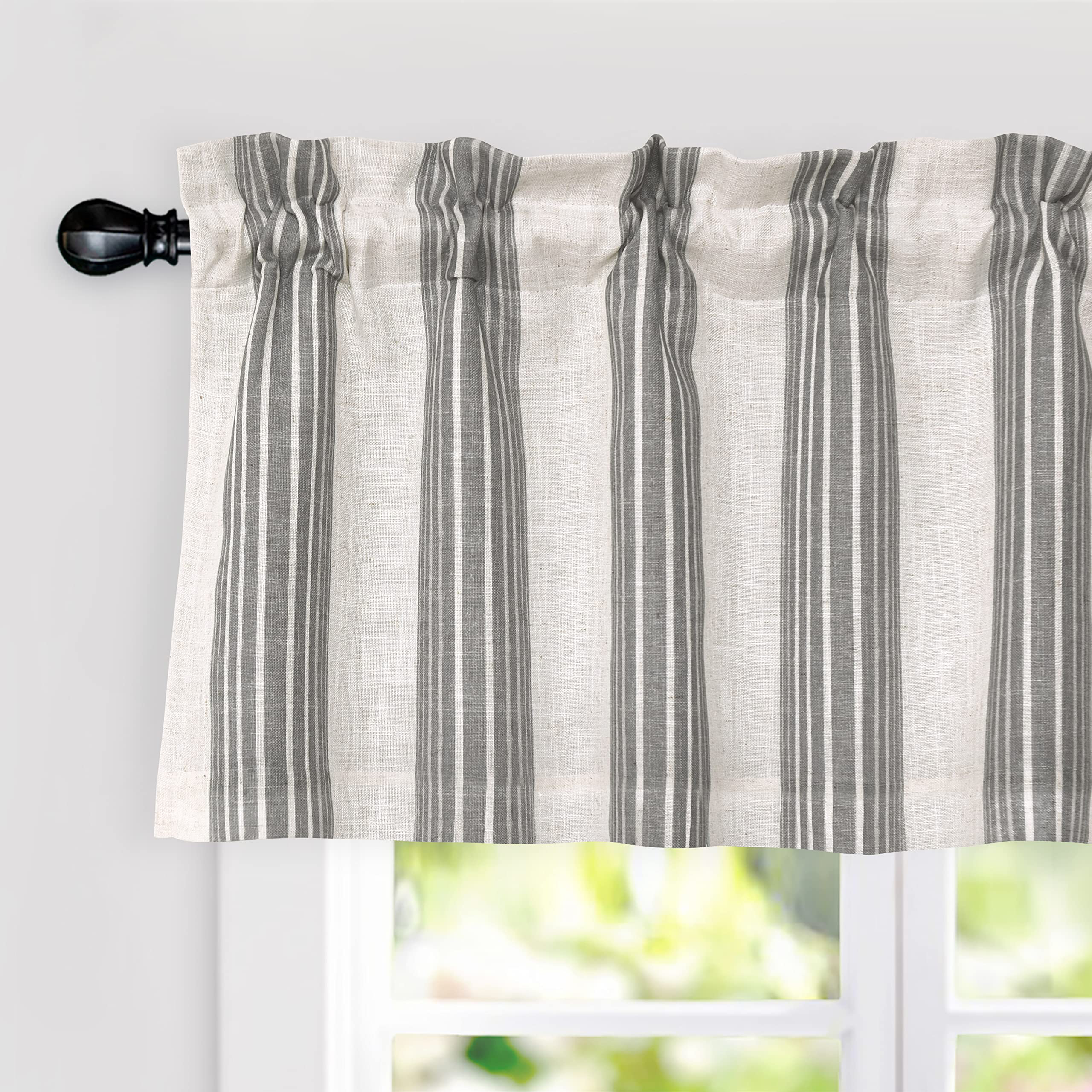 Hokku Designs Striped Pattern Window Valances | Wayfair