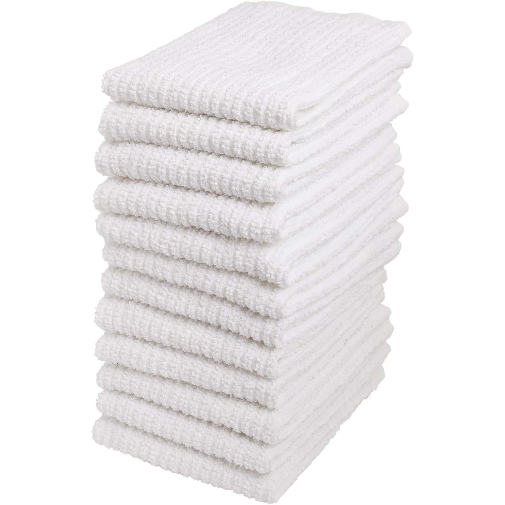 Prep & Savour Bar Mop Cleaning Kitchen Dish Cloth Towels,100% Cotton ...