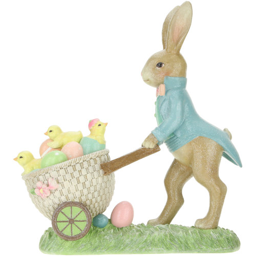 Mark Roberts Mr. Rabbit Pushing Cart | Perigold