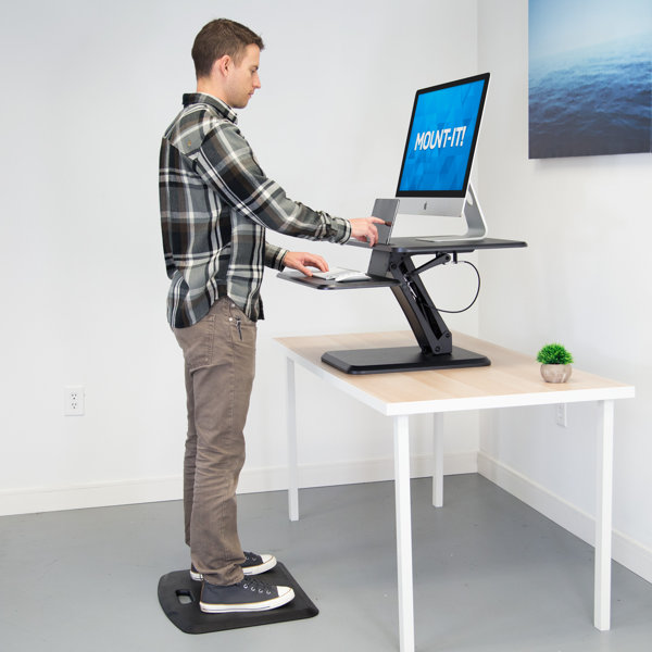 Mount-It! Active Essentials Ergonomic Office Bundle, Standing Desk ...