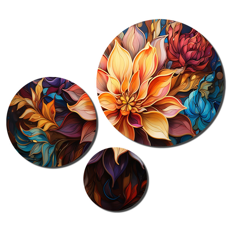August Grove® 3 Wall Decor Set Metal | Wayfair
