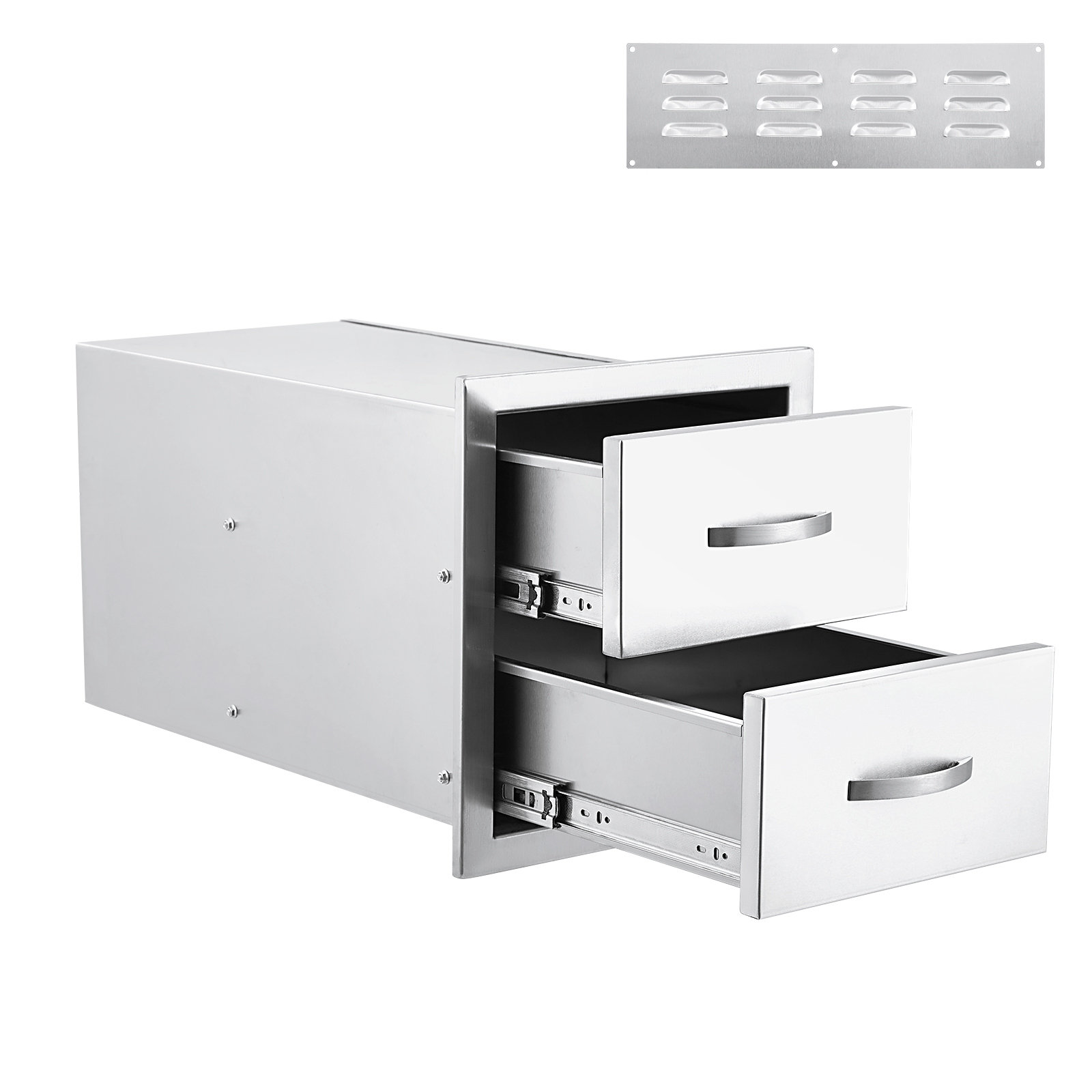 Hokku Designs Outdoor Kitchen Drawers Stainless Steel Bbq Drawers Flush ...