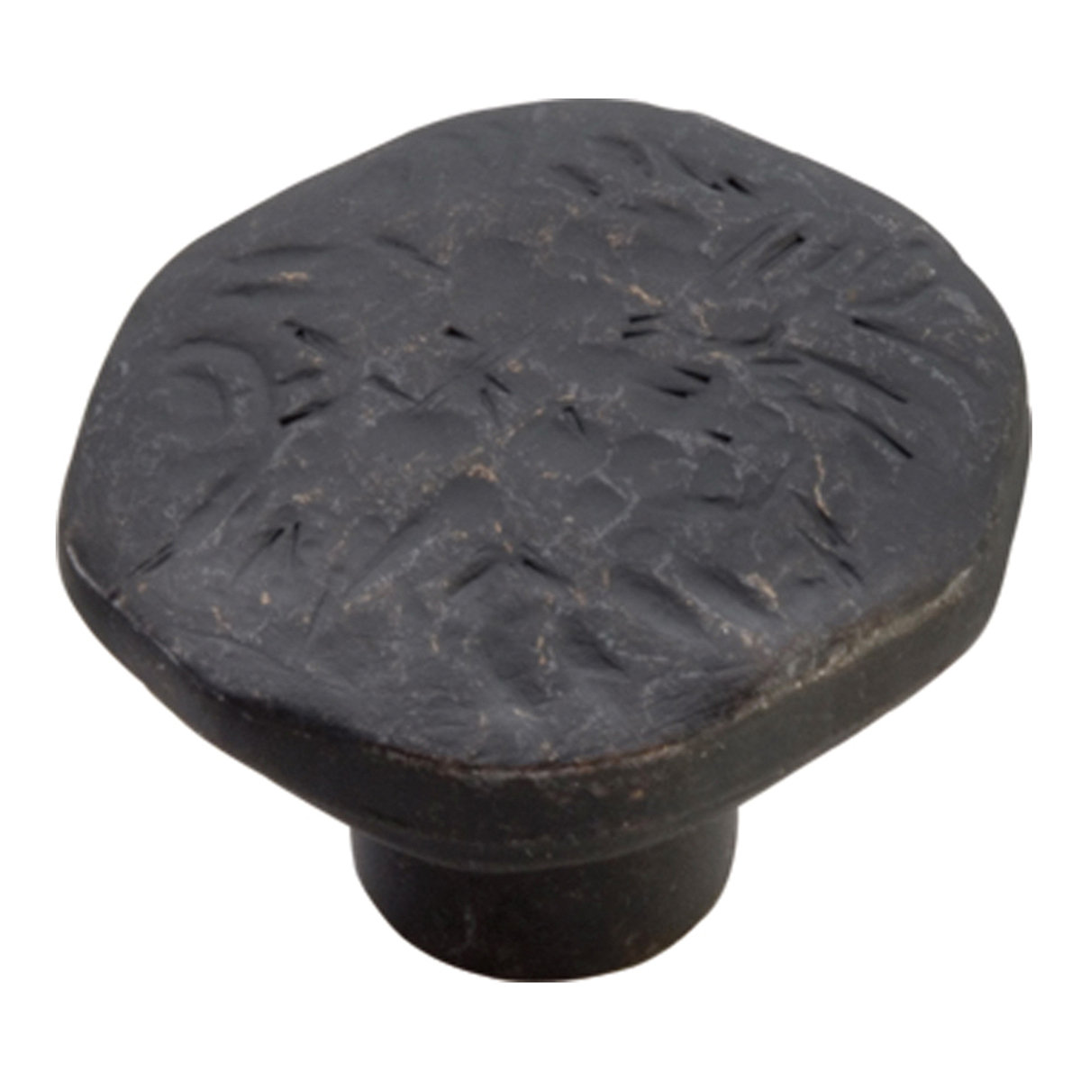 Hickory Hardware Carbonite Collection Knob 1-1/2 Inch Diameter Black ...