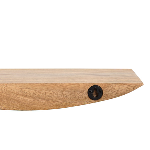 AllModern Oiva 2 Piece Mango Floating Shelf | Wayfair