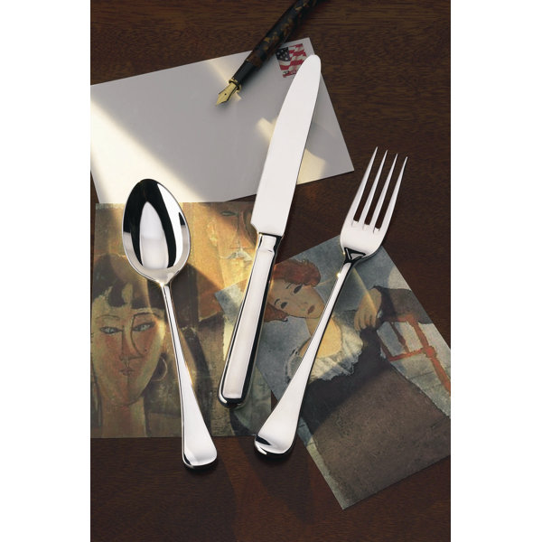 Ricci Argentieri Modigliani 5 Piece 18/10 Stainless Steel Flatware Set ...