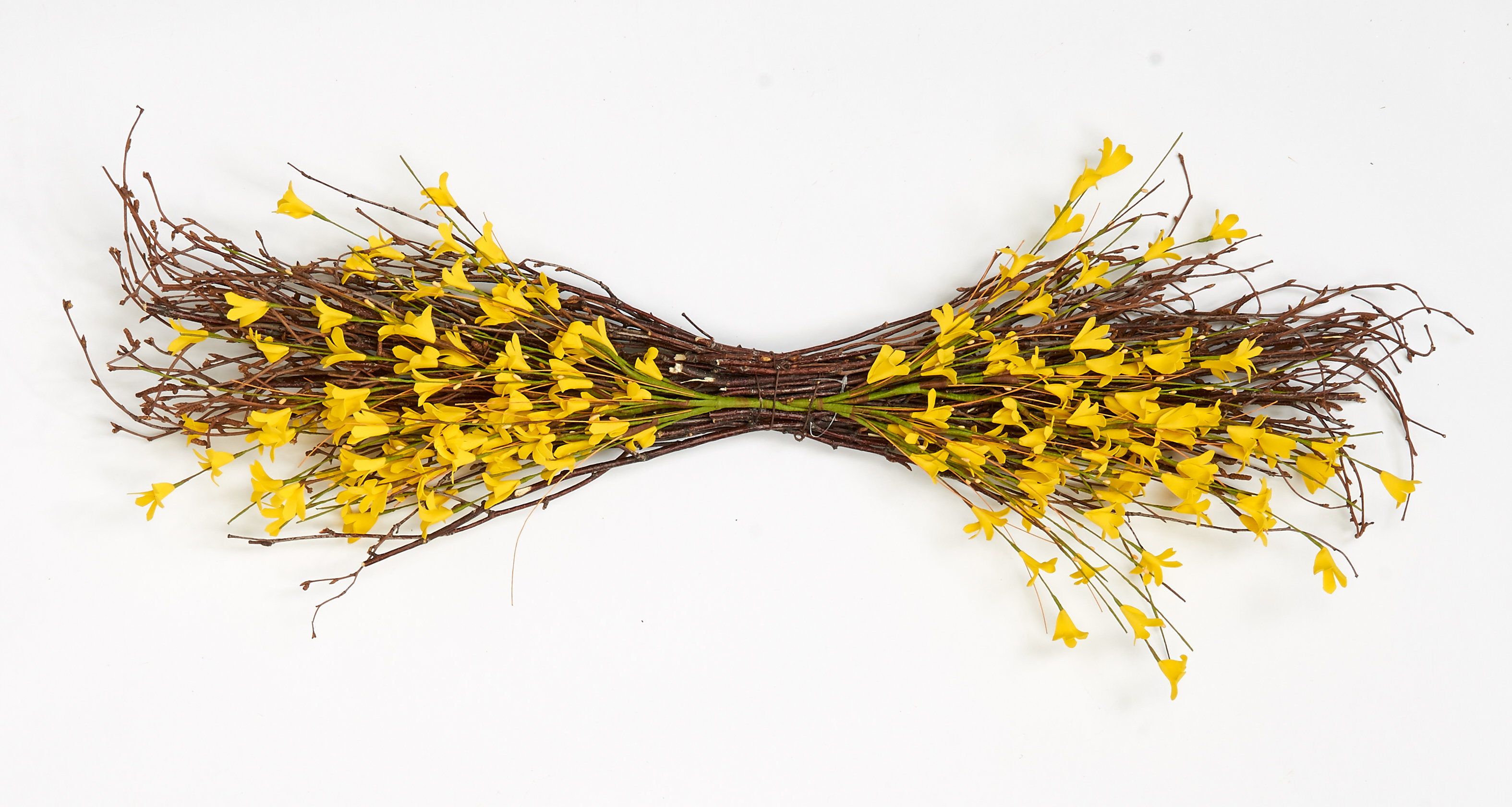 Ophelia & Co. 34" Artificial Forsythia Twig Swag & Reviews | Wayfair