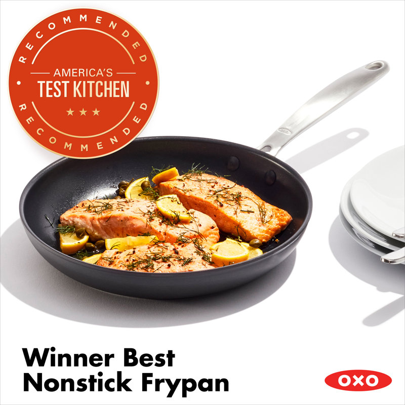 OXO Good Grips Pro 10" Frying Pan Skillet, 3-Layered German Engineered ...