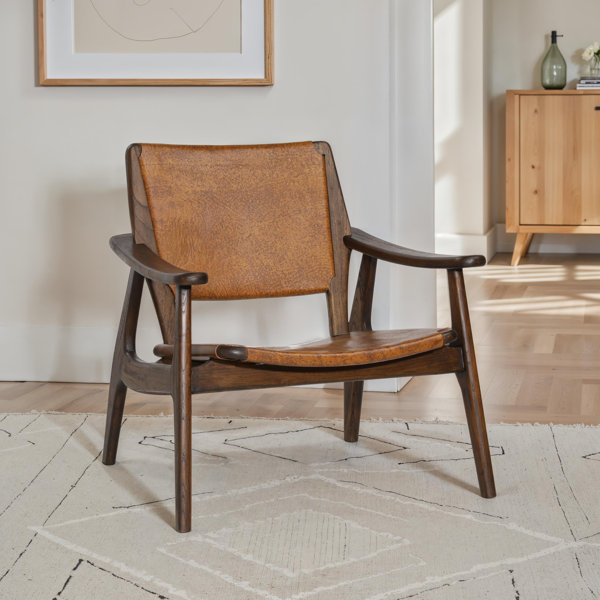 Dovetail Furniture Dania Occasional Chair, Brown | Perigold