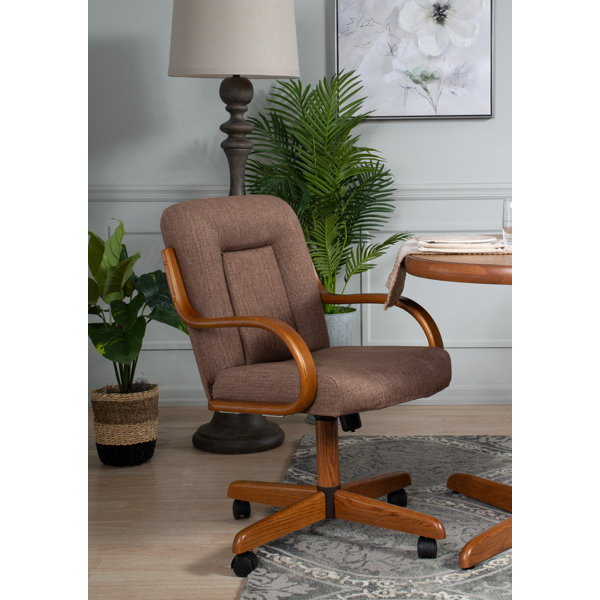 Red Barrel Studio® Bechard Microfiber / Microsuede Solid Back Arm Chair ...