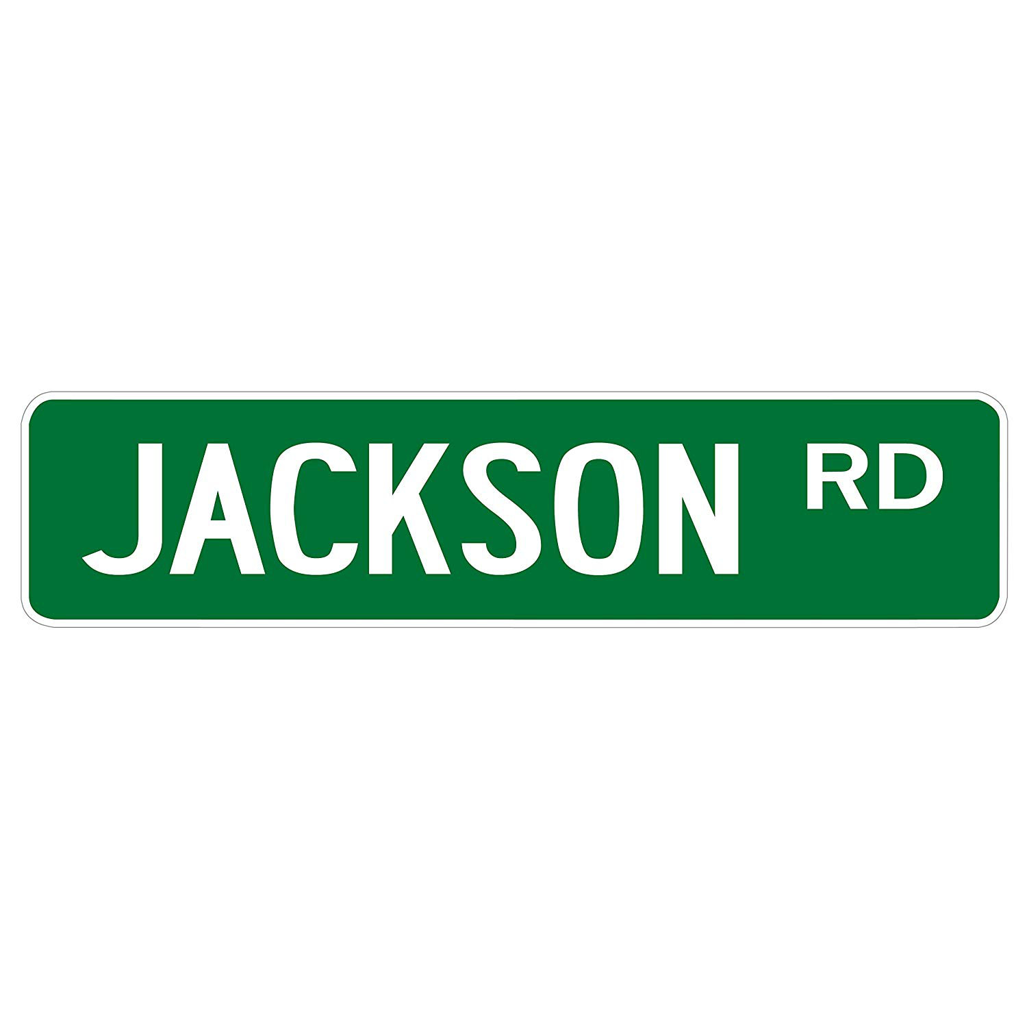 Zoomie Kids Custom Name Street Sign Personalized Wall Decal | Wayfair