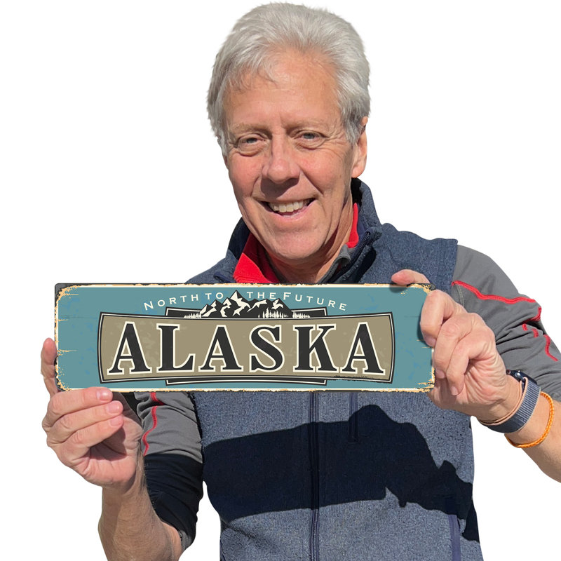 SmartSign Vintage Alaska State Sign | Wayfair