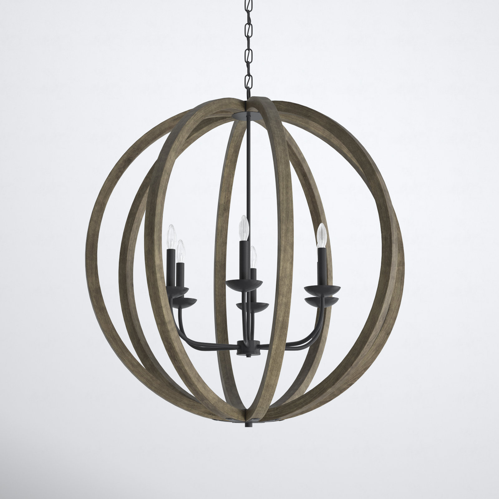 Birch Lane™ Maxwell 6-Light Globe Pendant & Reviews | Wayfair