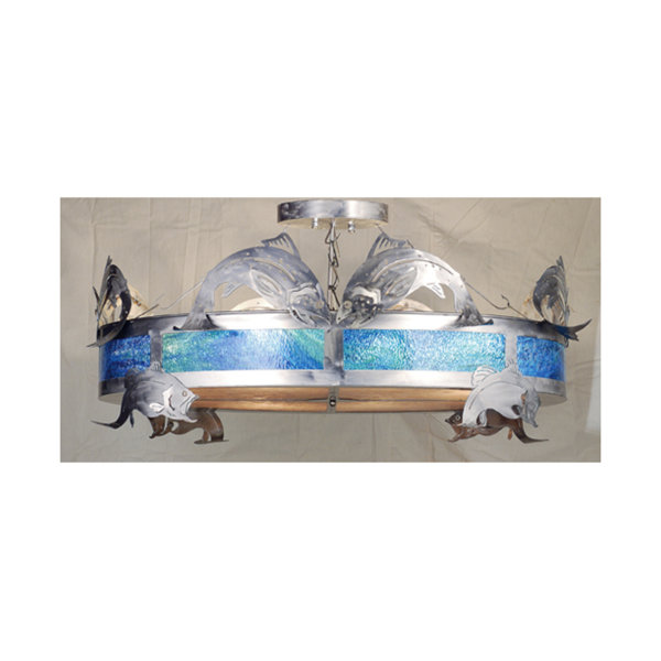 Meyda Lighting Catch Of The Day 8 - Light Semi Flush Mount | Perigold
