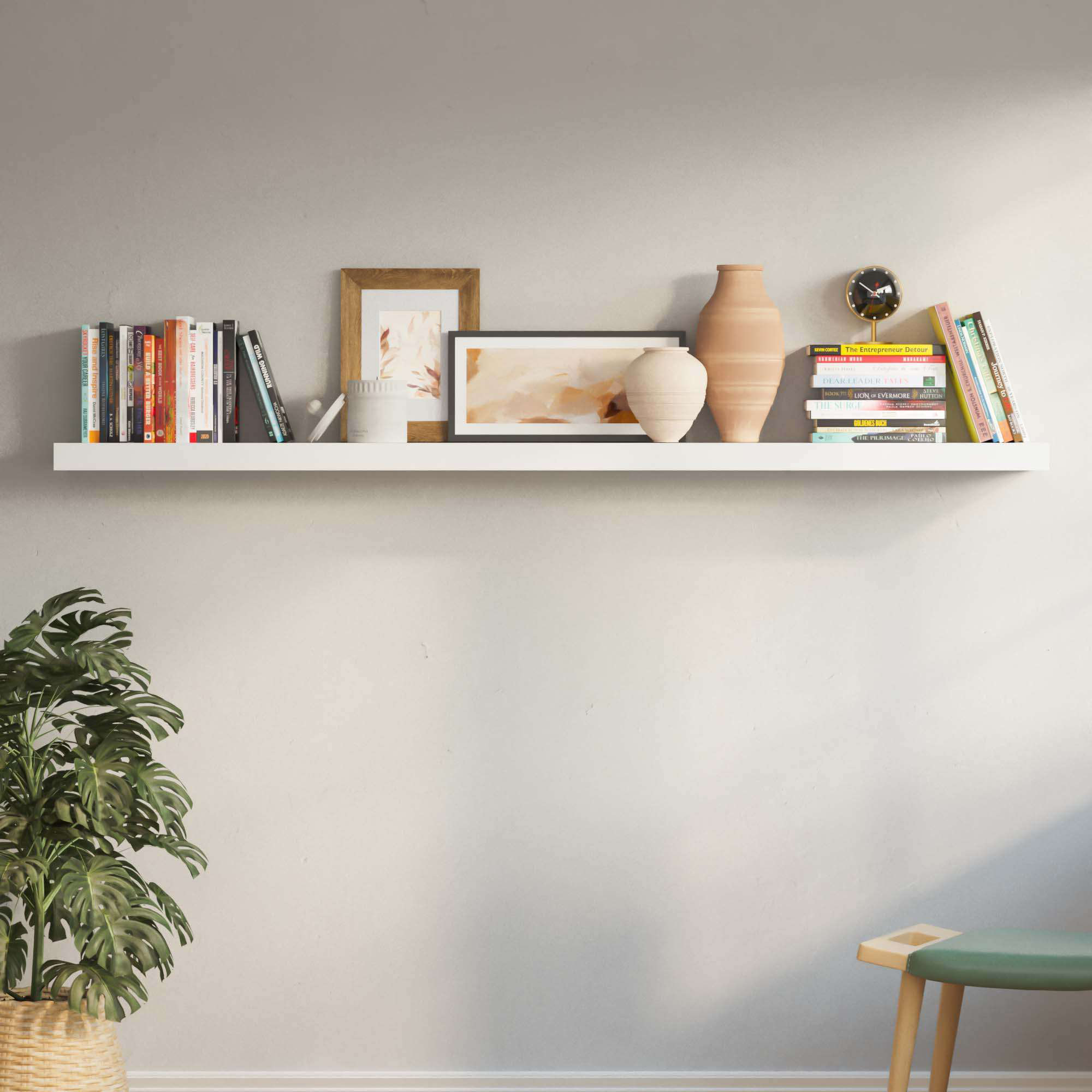 Latitude Run® 72 inch Floating Shelf, Living Room Shelves, Kitchen ...