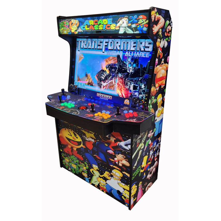 N2fun Mame/Hyperspin 4 Player Plug-in Full Size Arcade Machine with ...