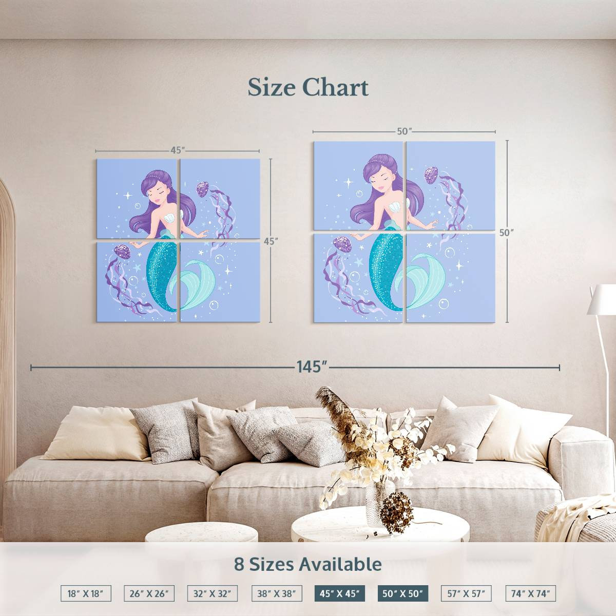 Zoomie Kids Ashelle Mermaid Swimming - Wayfair Canada