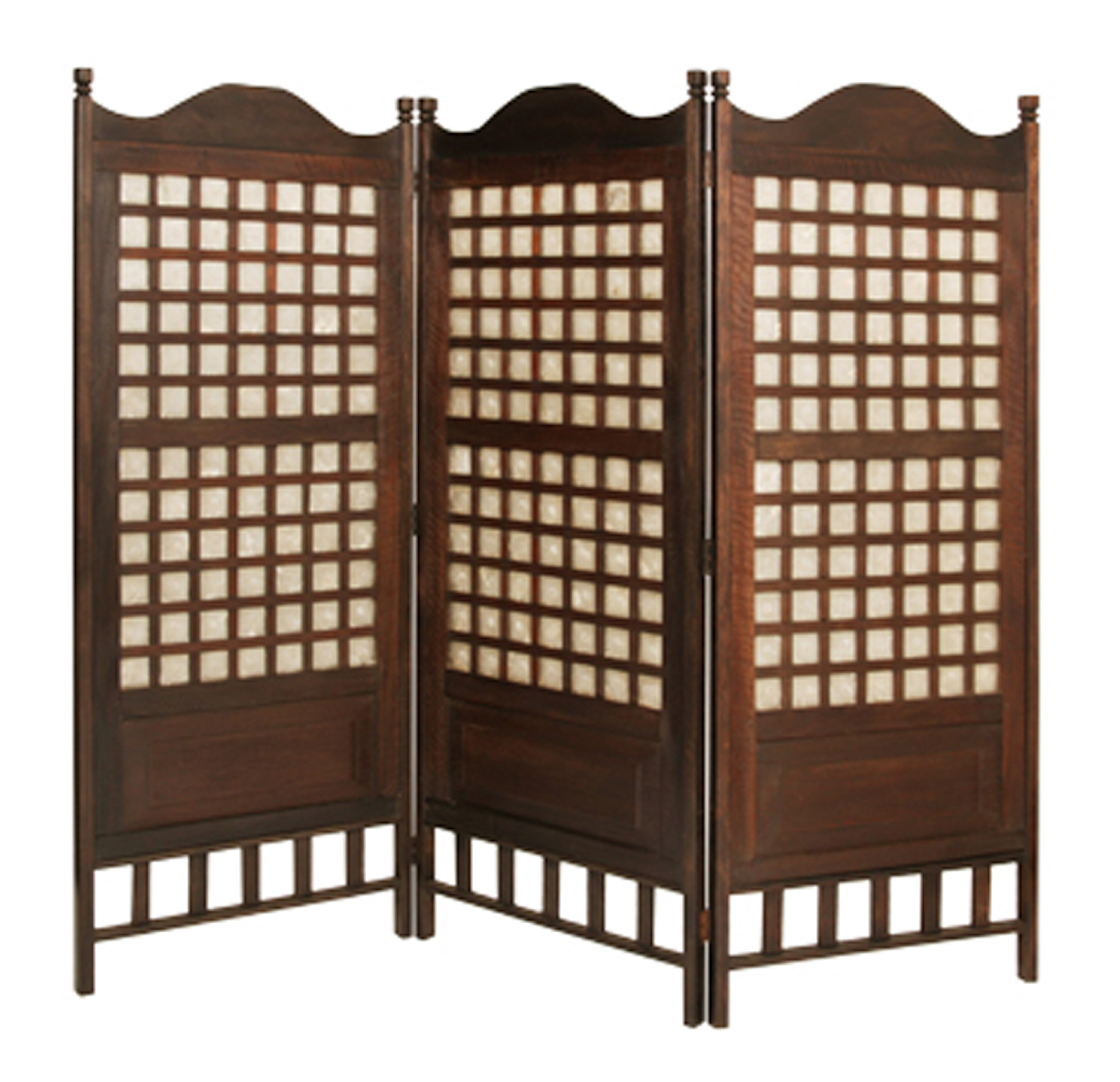 Screen Gems Capice Diamond Screen 3 Panel Room Divider | Wayfair