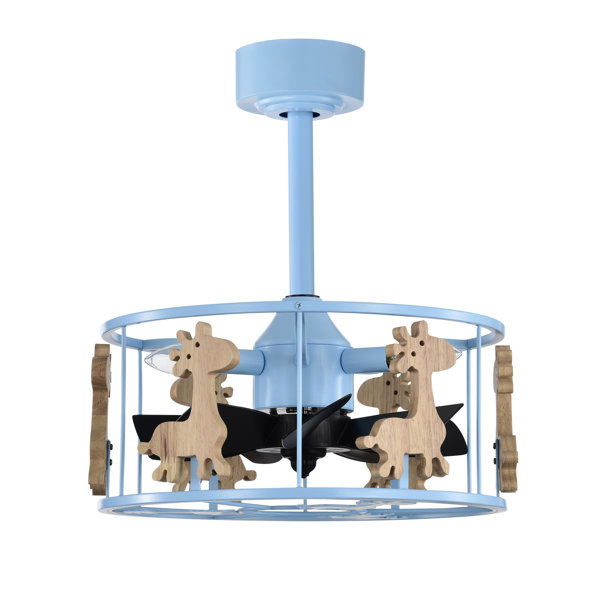 Warehouse of Tiffany Snowdust 14'' Ceiling Fan with Light Kit | Wayfair