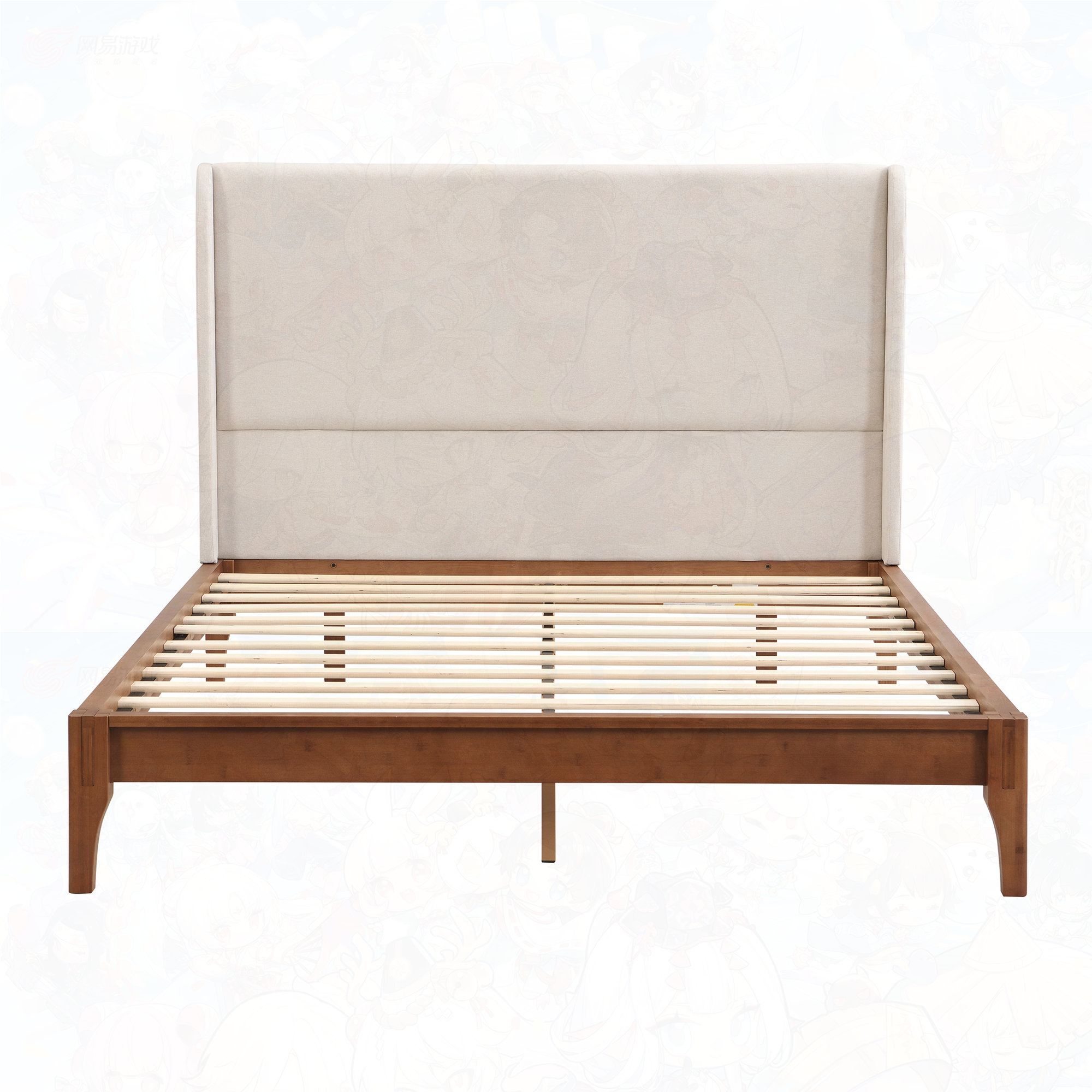 Ophelia & Co. Queen Size Solid Dry Bamboo Wood 12 Inch Platform Bed ...