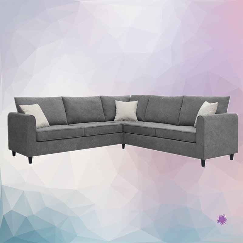 Latitude Run® Dezerae 91" Wide Symmetrical Corner Sectional | Wayfair