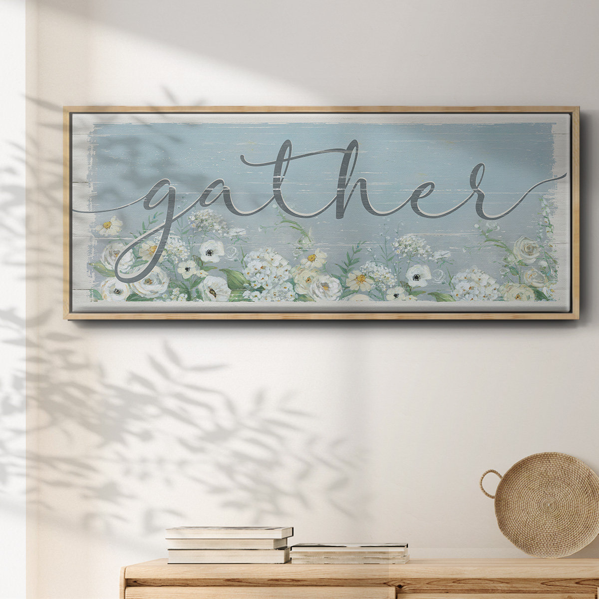 Red Barrel Studio® Gather Garden- Framed Canvas | Wayfair