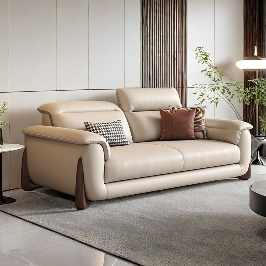 wangling hone Modern simple small apartment cream style sofa | Wayfair