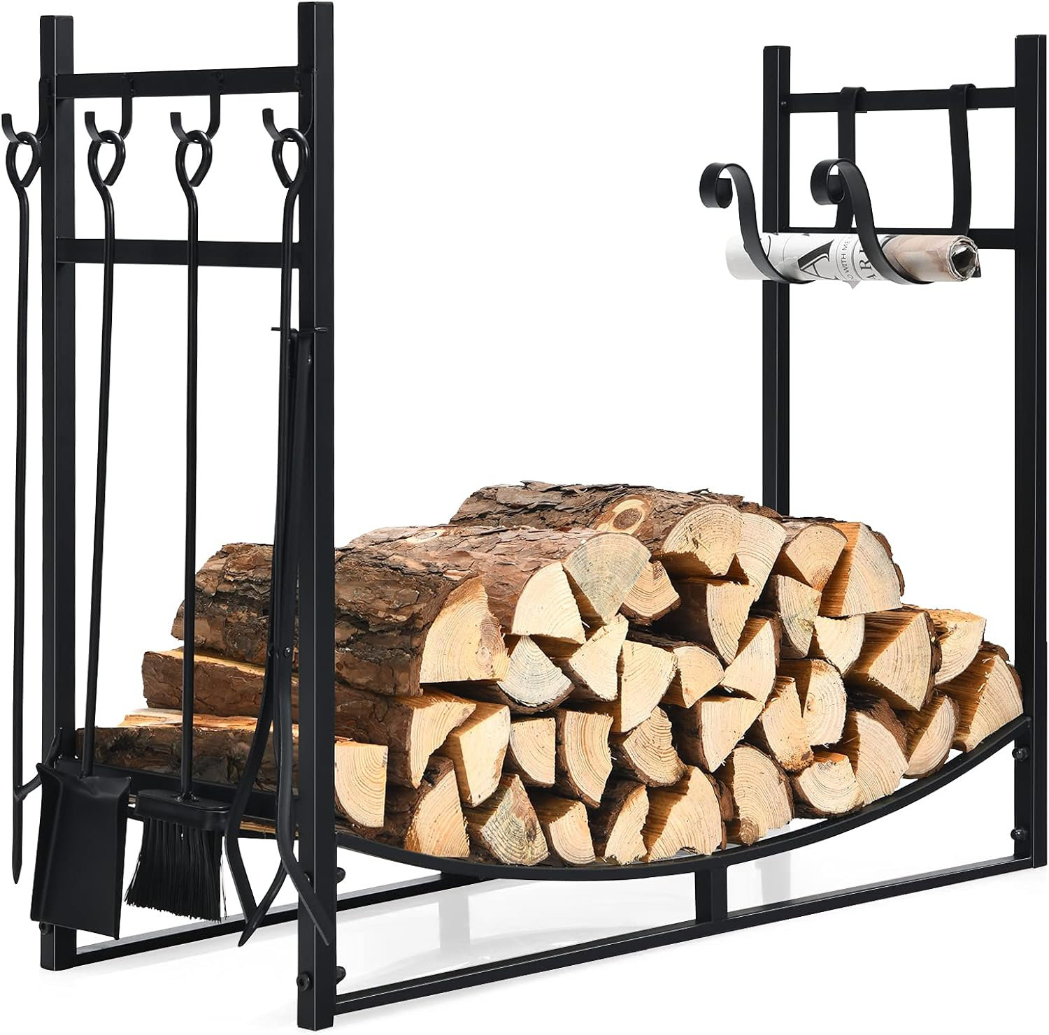 Red Barrel Studio® Heavy Duty Indoor Log Storage Rack | Wayfair