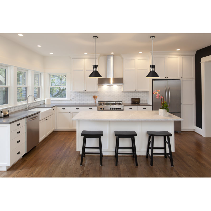 Wade Logan® Bartruff 1 - Light Single Cone Pendant & Reviews | Wayfair