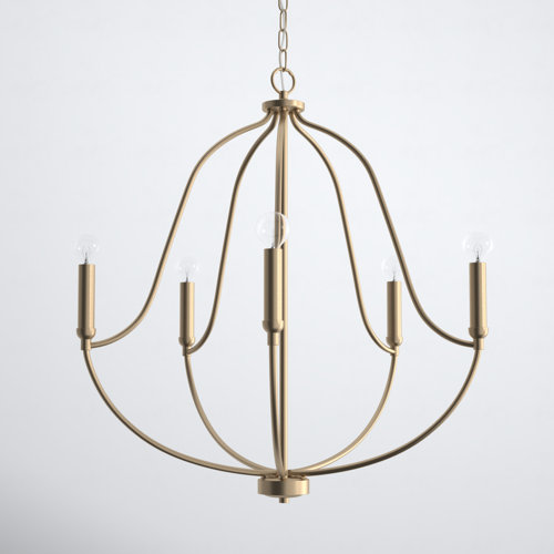 Birch Lane™ Kanda 5 - Light Dimmable Classic / Traditional Chandelier ...