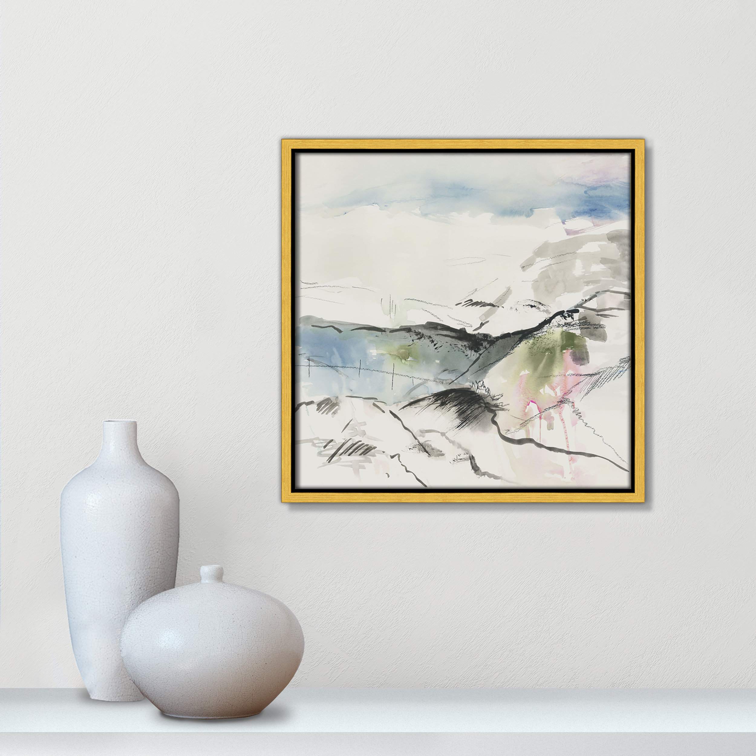 Casa Fine Arts Horizon Land - Square Version Print by Casa Fine Arts ...