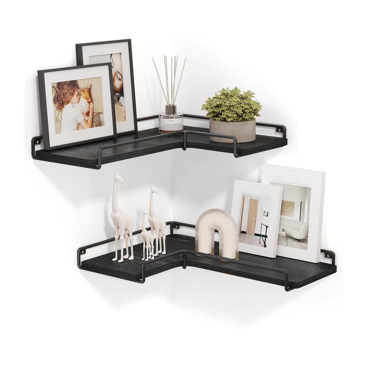 Wrought Studio Triangular frame wall-mounted set (2-piece), triangular ...