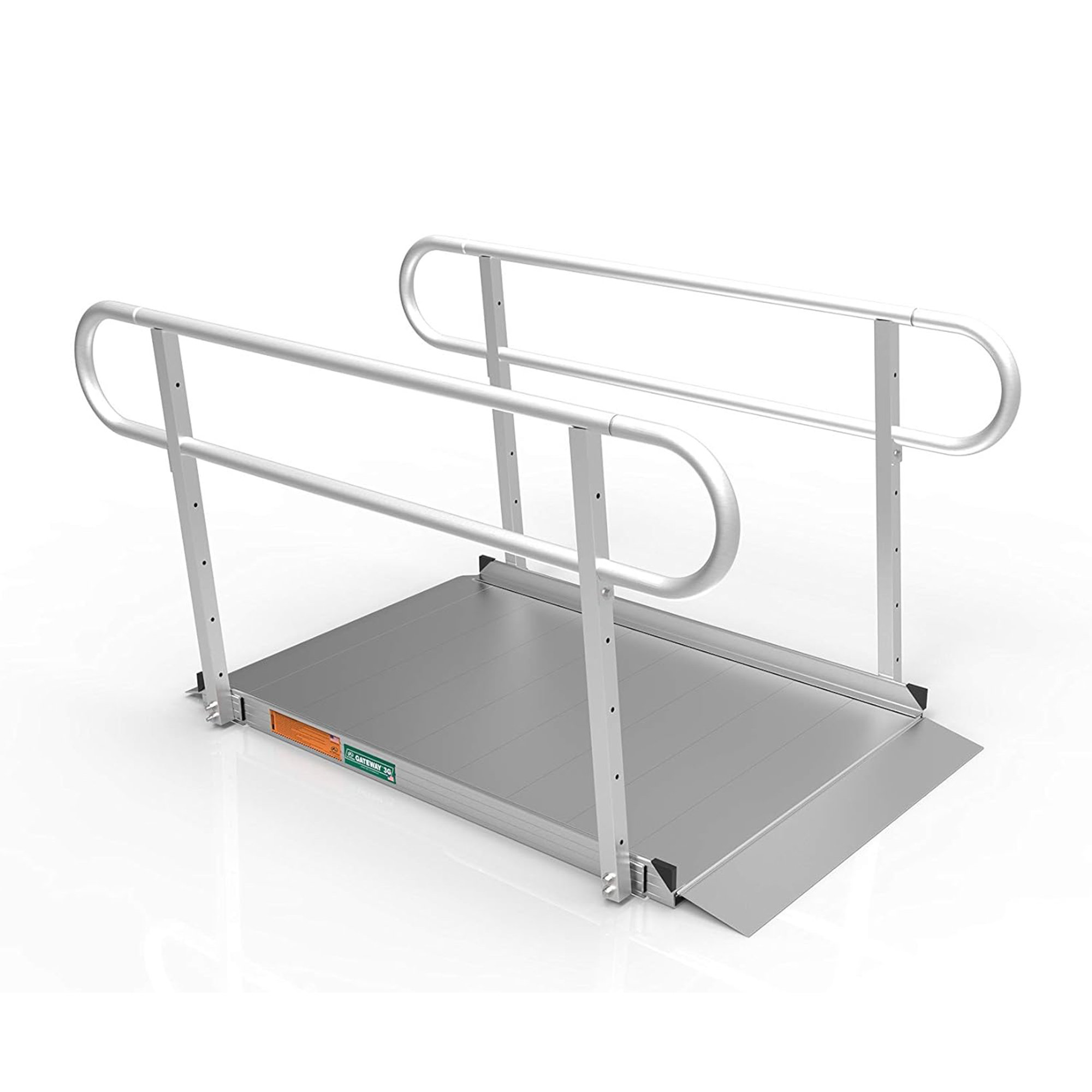 Sterilite EZ-ACCESS GATEWAY 3G 5 Foot Aluminum Portable Wheelchair Ramp ...