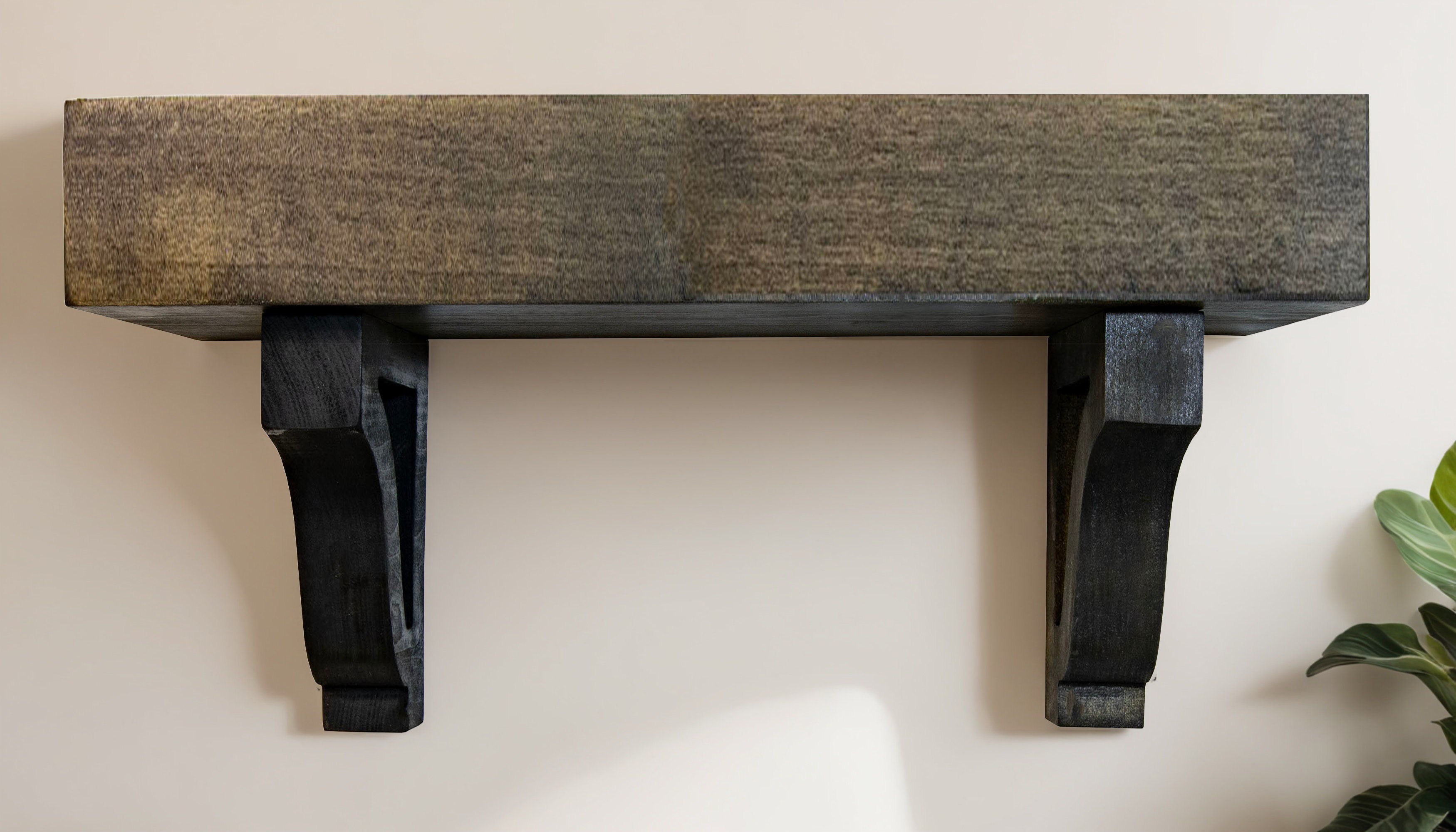 Canora Grey Poplar Floating Shelves W/Corbels | Wayfair