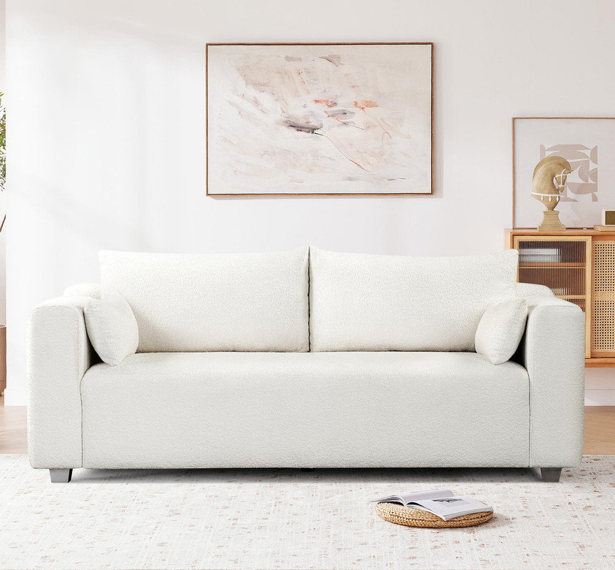 Ebern Designs A one-piece seat frame design offers seamless support ...