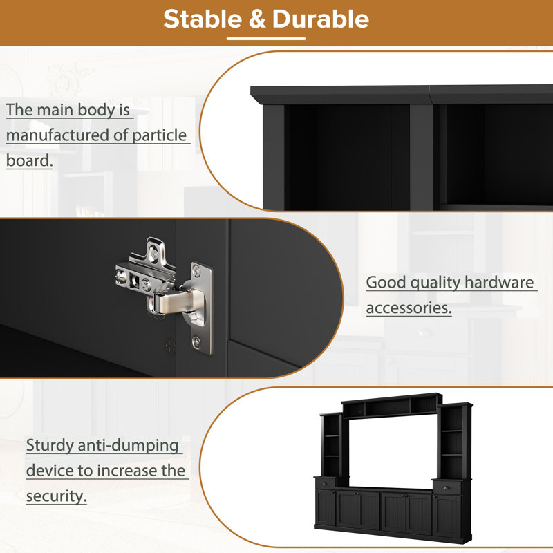 Red Barrel Studio® Adnel 103'' Media Center | Wayfair