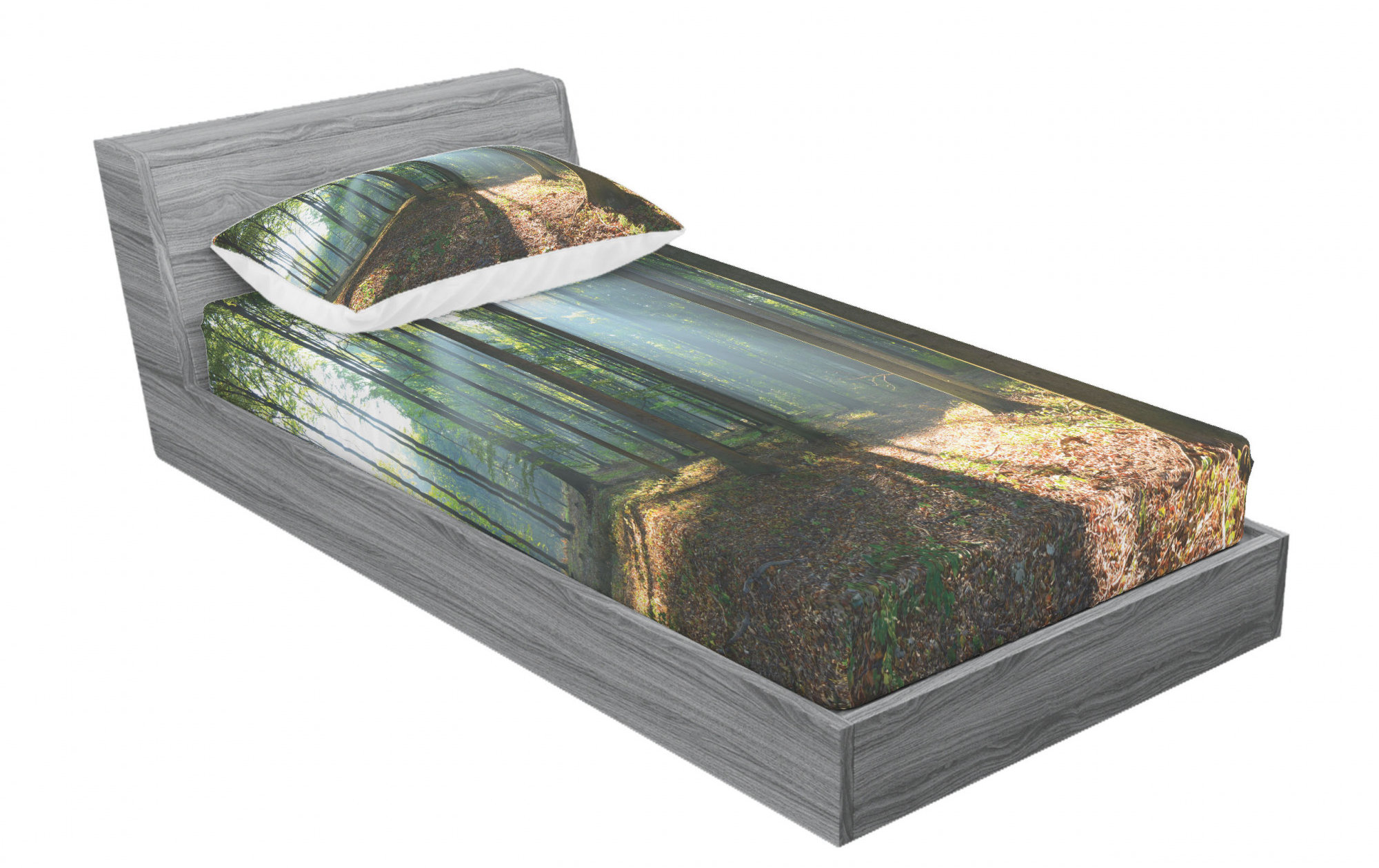 Ambesonne Forest Sheet Set | Wayfair