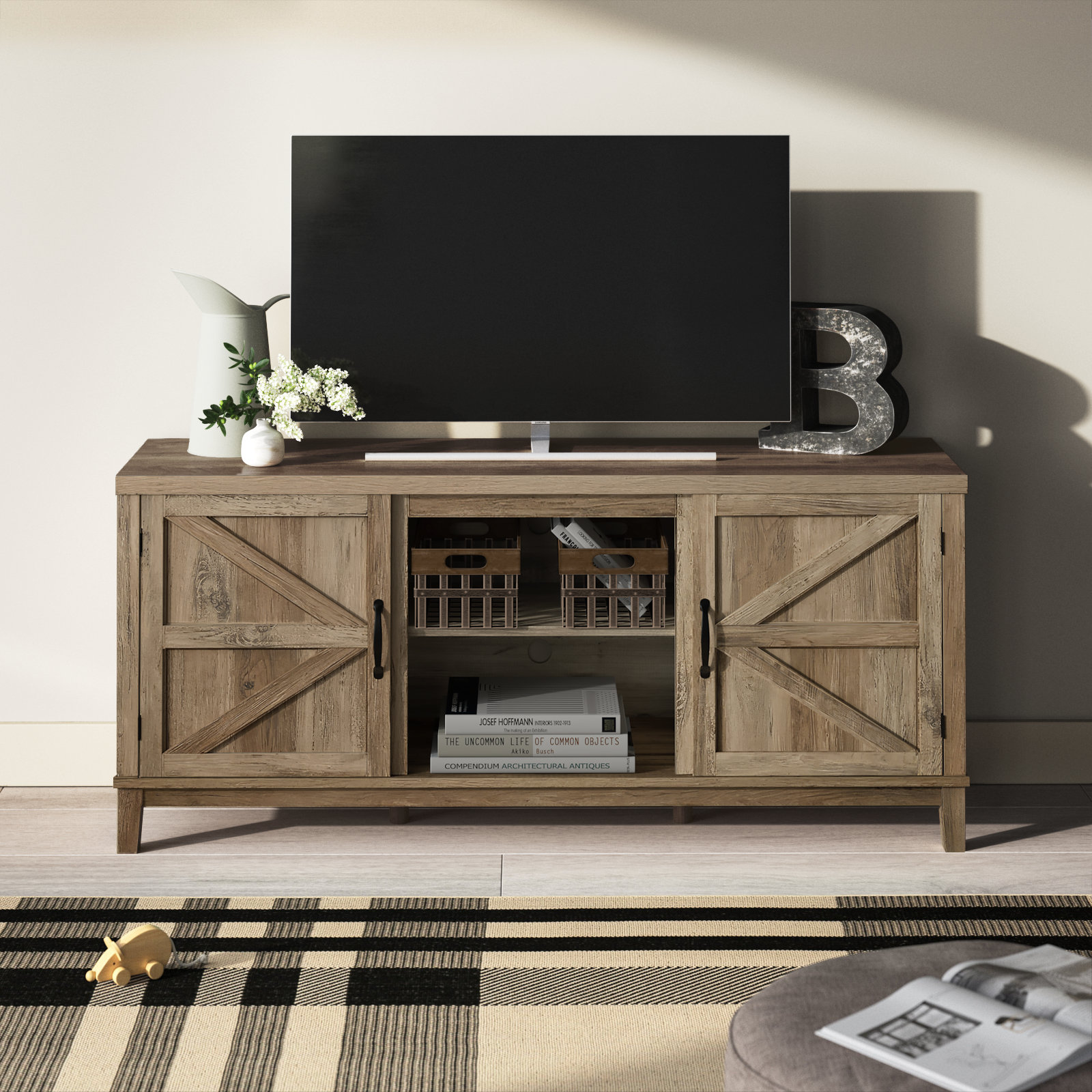 Laurel Foundry Modern Farmhouse Jamilee TV Stand for TVs up to 65 ...