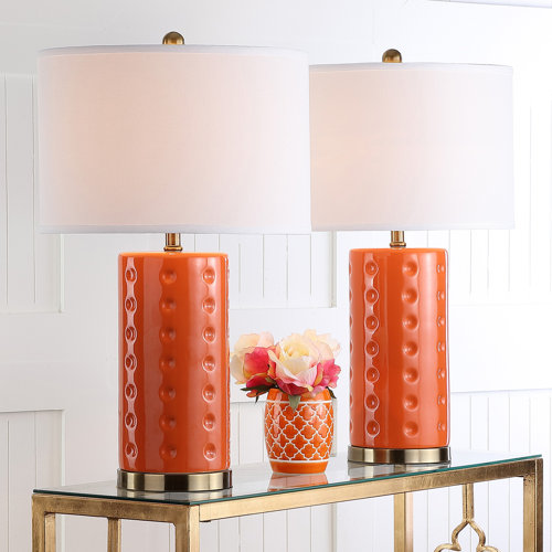 Orange Table Lamps You'll Love | Wayfair