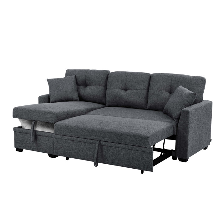 Wade Logan® Barrientez 85'' Upholstered Sleeper Sofa & Reviews | Wayfair